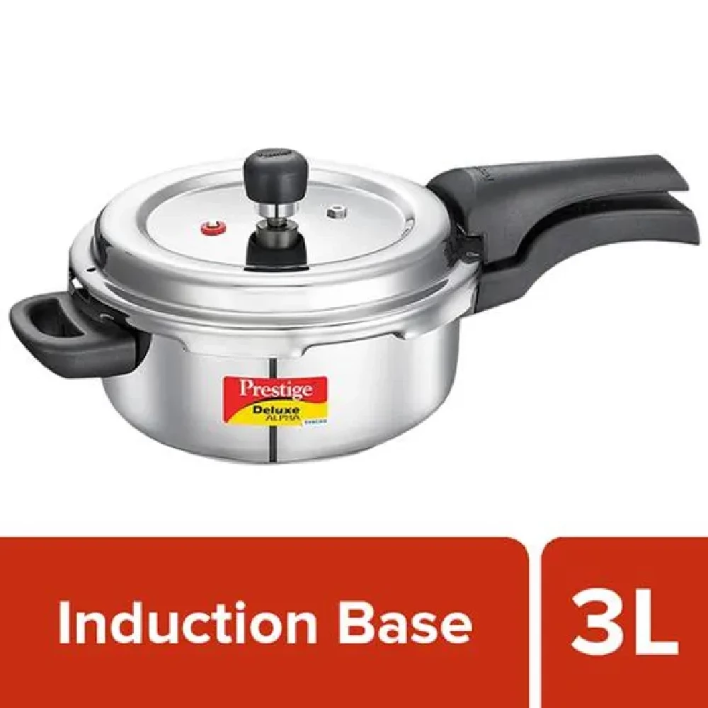 Prestige Deluxe Alpha Svachh Stainless Steel Spillage Control Pressure ...