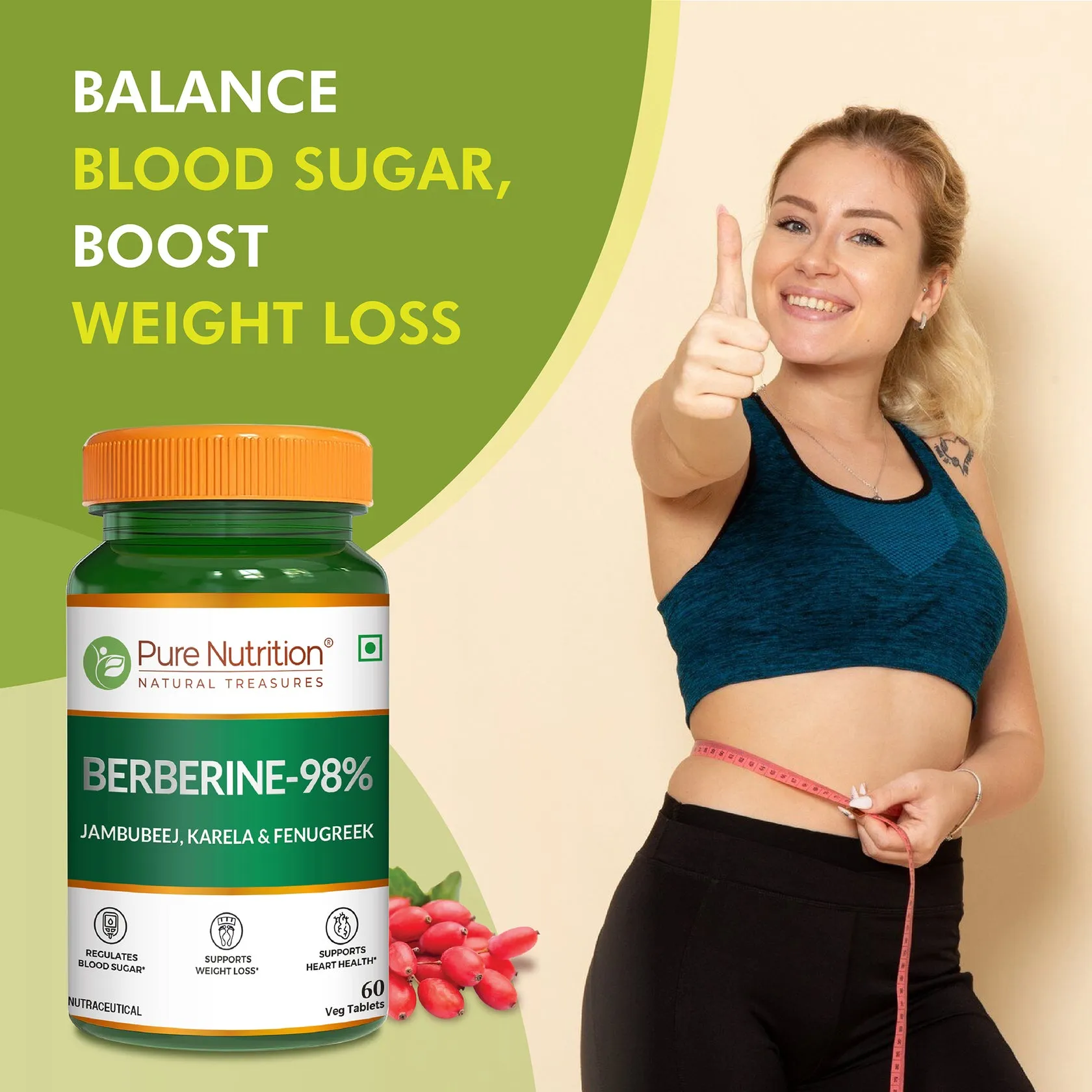 Pure Nutrition Berberine 98%