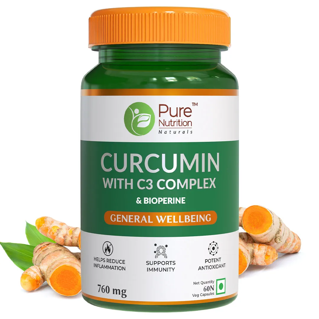 Pure Nutrition Curcumin With C3 Complex & Bioperine