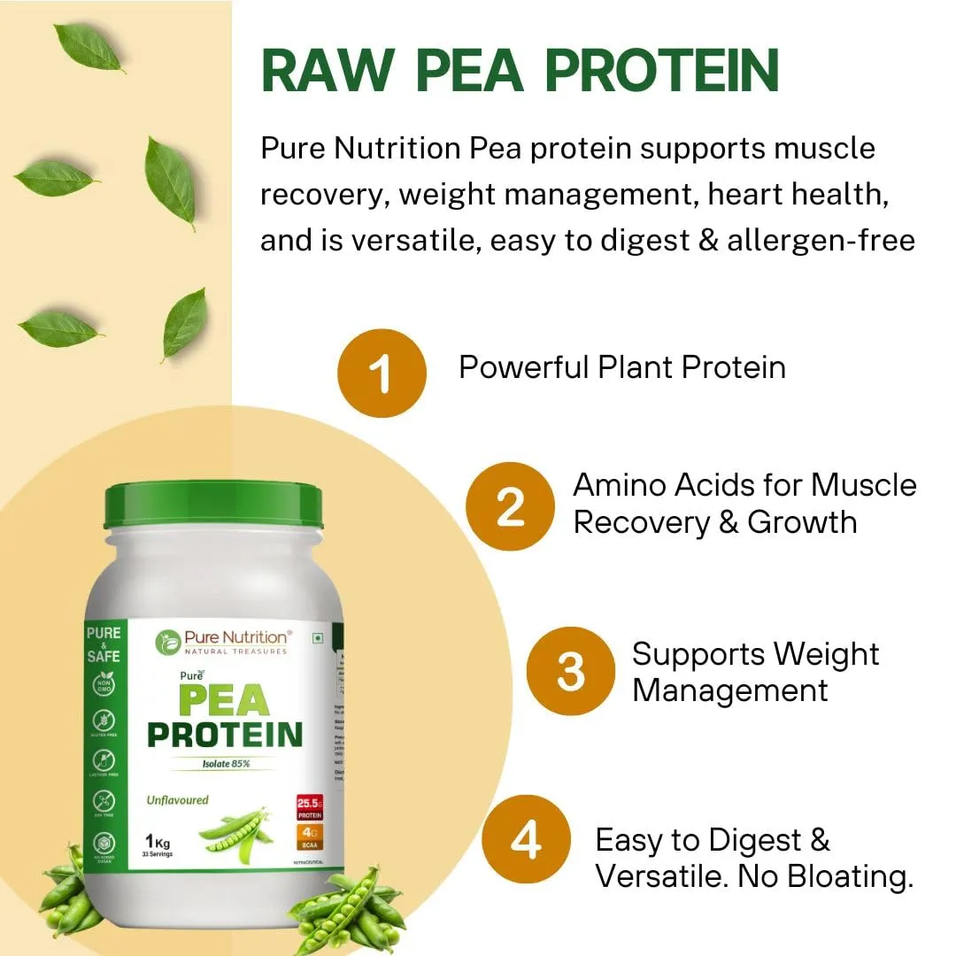 Pure Nutrition Pea Protein Isolate Powder