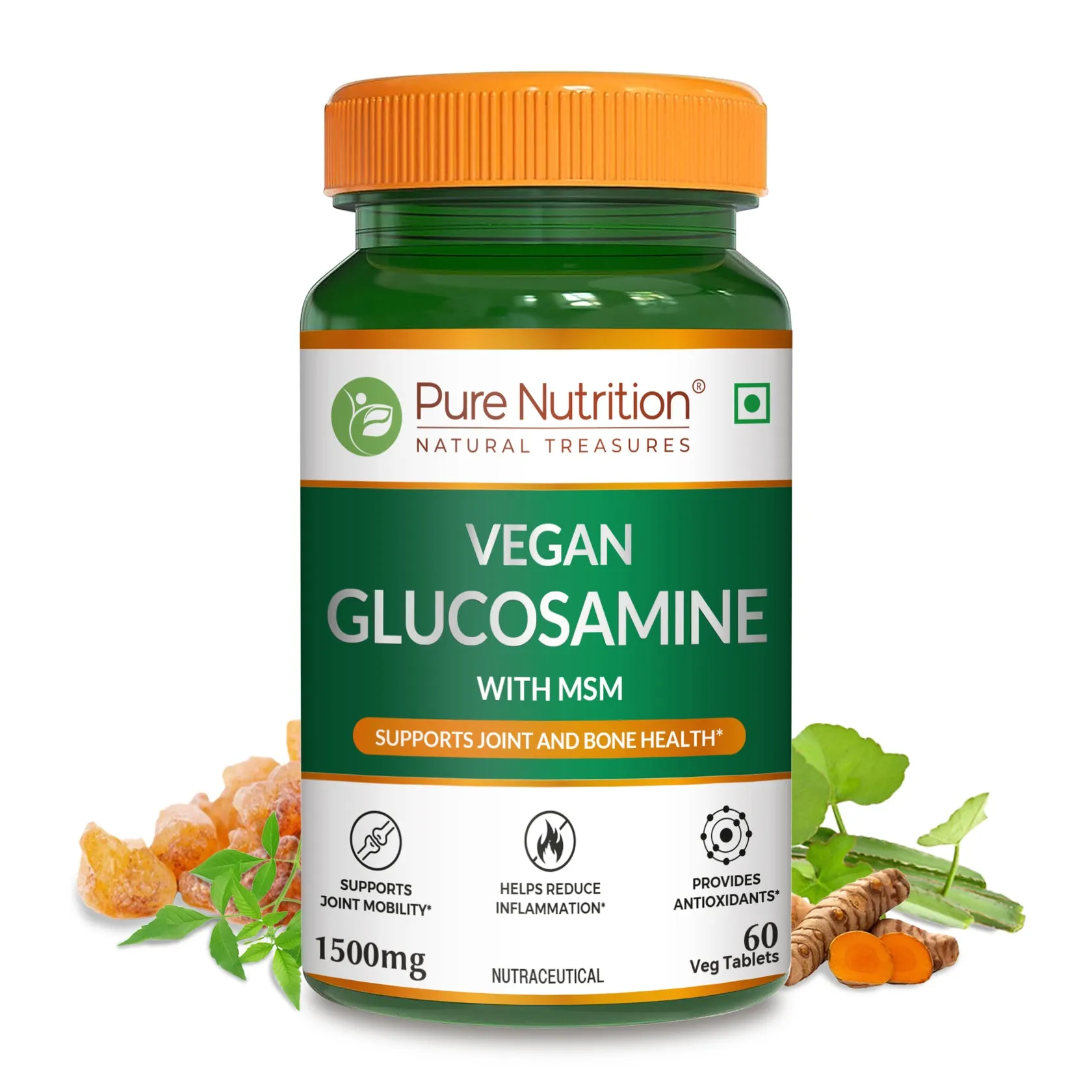 Pure Nutrition Vegan Glucosamine With Msm