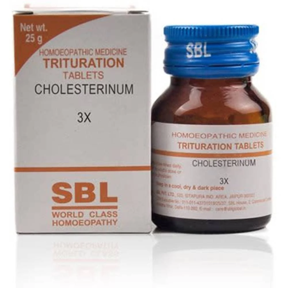 Sbl Homeopathy Cholesterinum Trituration Tablet 25 G | Healthy Liver