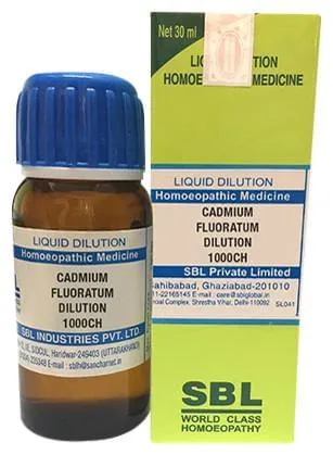SBL Homeopathy Cadmium Fluoratum Dilution