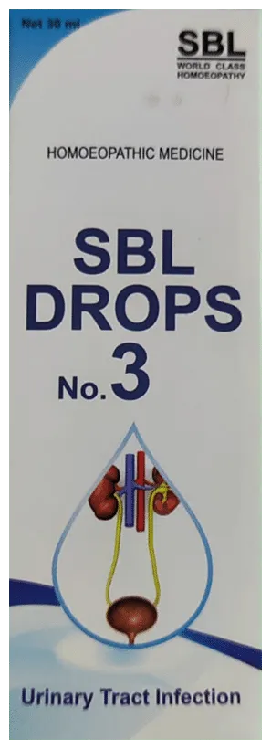 SBL Homeopathy Drops No. 3 (For UTI)