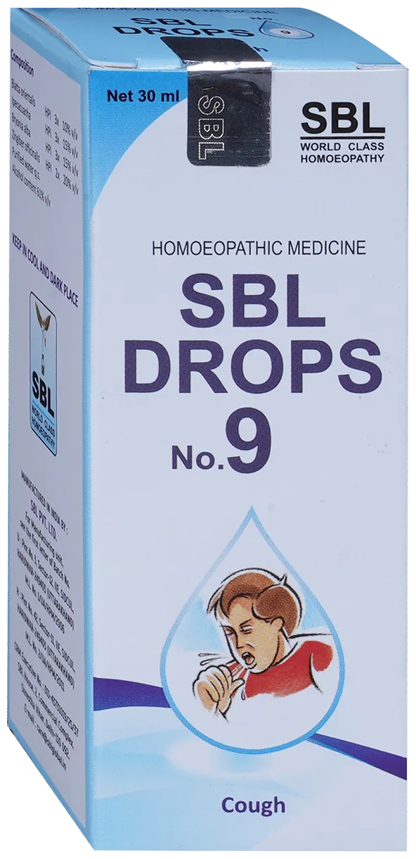 SBL Homeopathy Drops No. 9 ( For Cough)