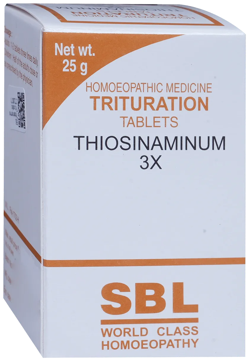 SBL Homeopathy Thiosinaminum Trituration Tablet | The Desi Food
