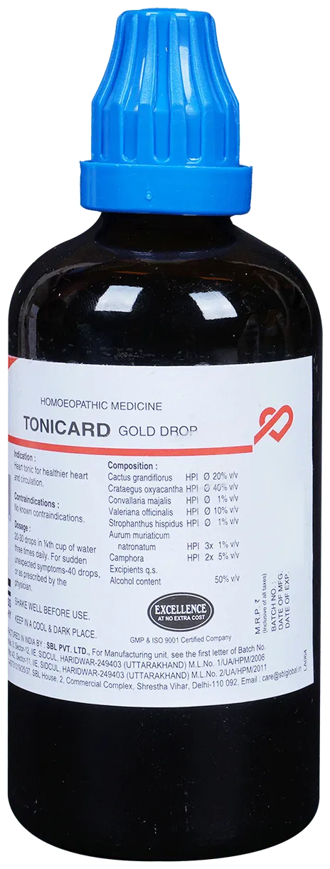 SBL Homeopathy Tonicard Gold Drop Homeopathic Medicine