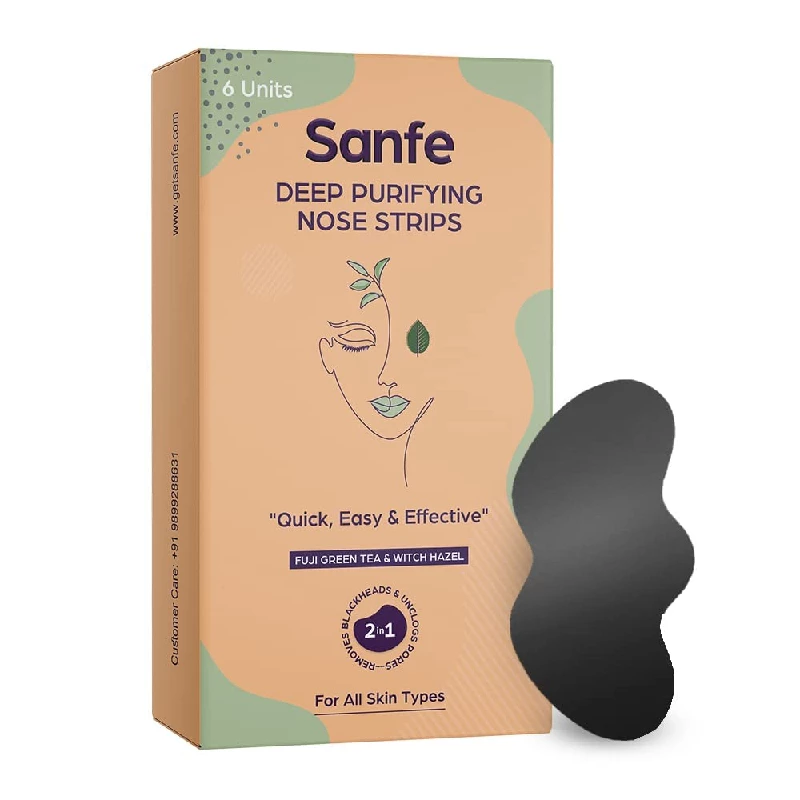 Sanfe Deep Purifying Nose Strips | The Desi Food