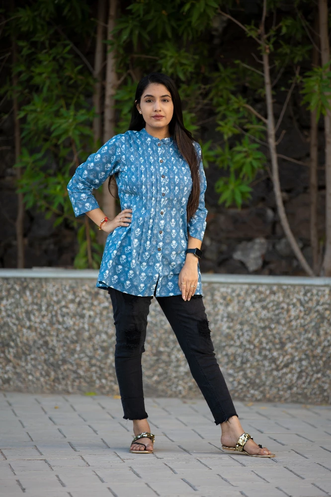 Sapphire Blue Top