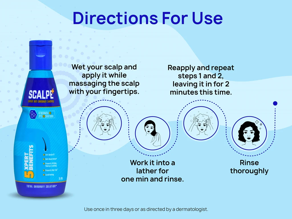 Buy Scalpe Plus Expert Anti-Dandruff Shampoo Online