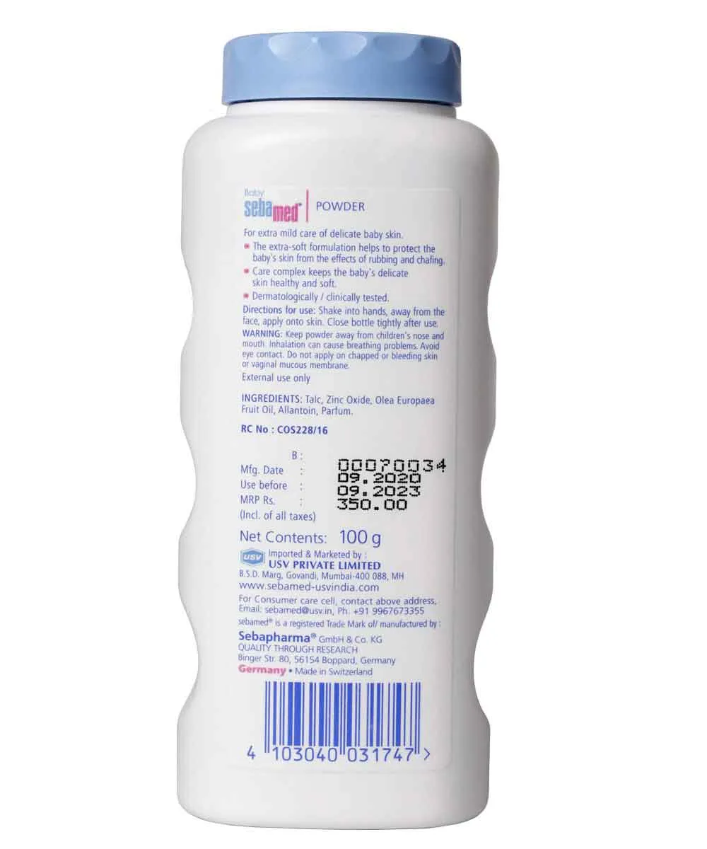 Sebamed Baby Powder with Olive Oil