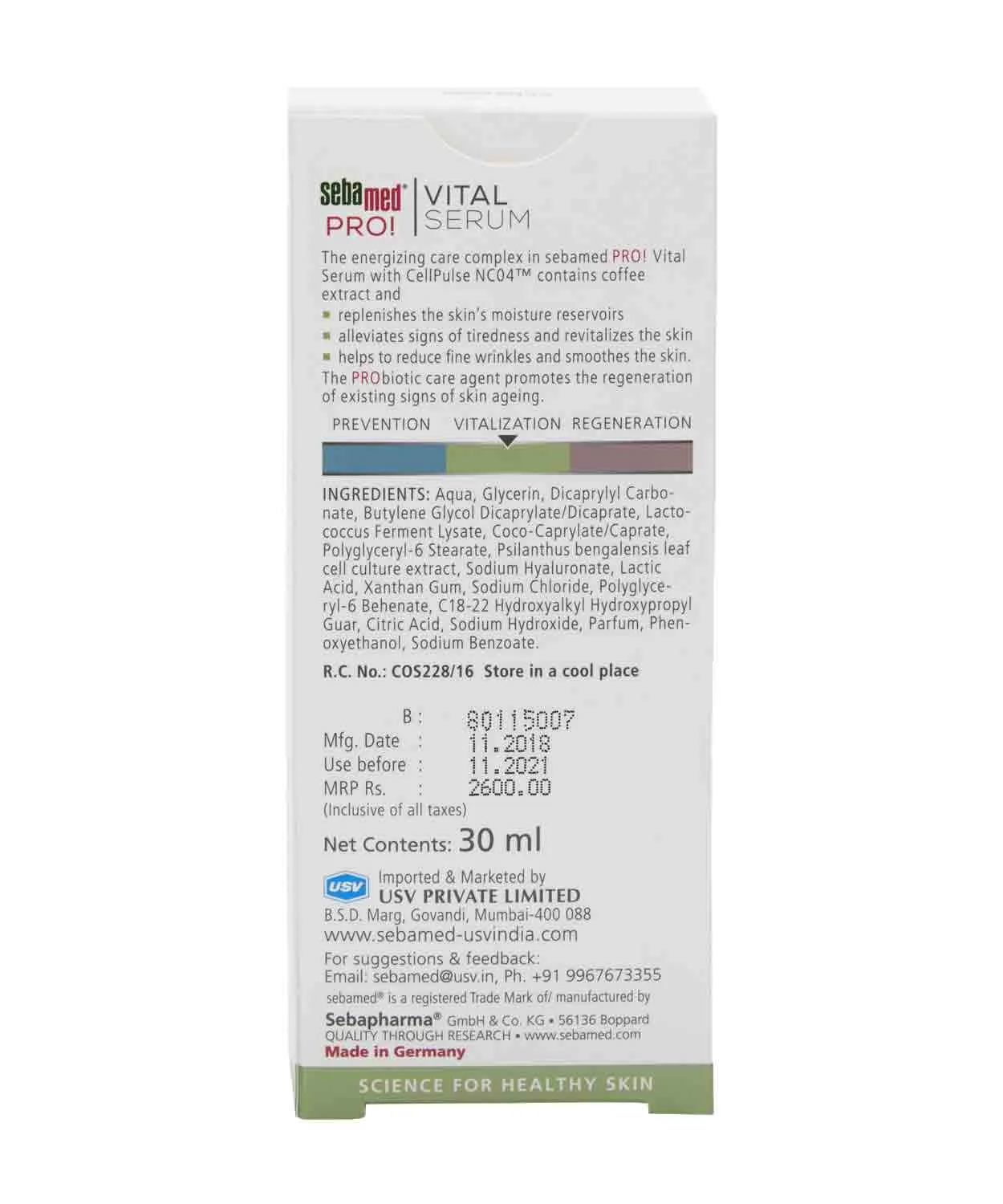 Sebamed PRO Vital Serum | The Desi Food