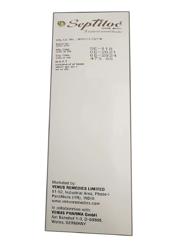 Septiloc Solution Protects from Infections & Promotes Faster Wound Healing