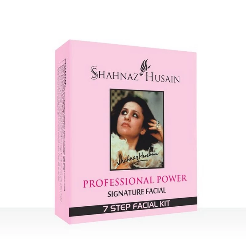 Shahnaz Husain Professional Power Signature Facial Steps- 7 Step Facial Kit