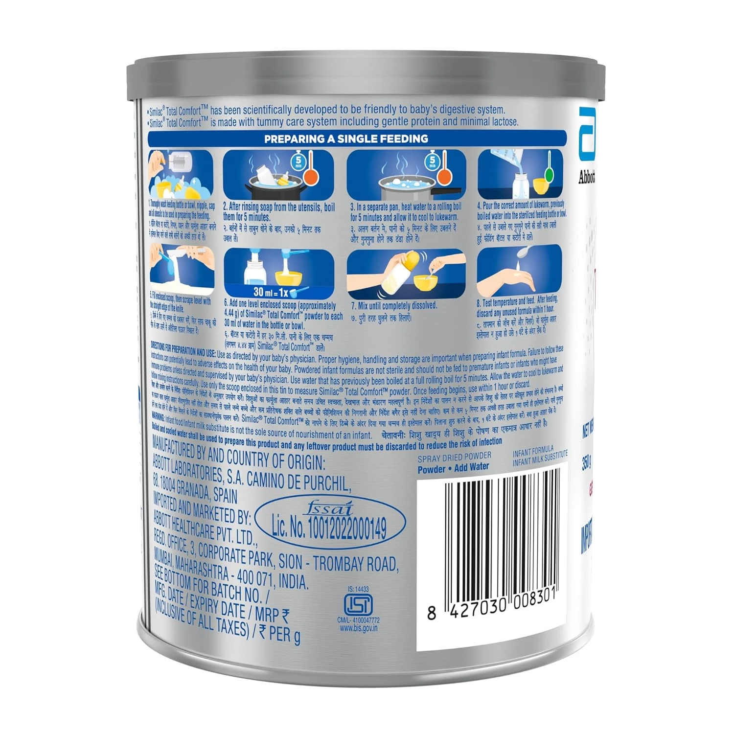 Similac Total Comfort Infant Formula Powder