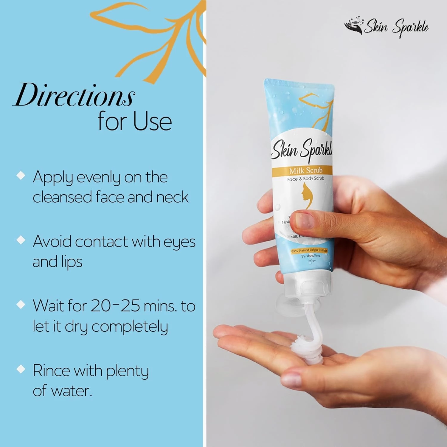 Skin Sparkle Face & Body Milk Scrub | Get Brighter Skin