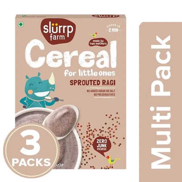 Slurrp Farm Organic Sprouted Ragi Powder/Ragi Pindi