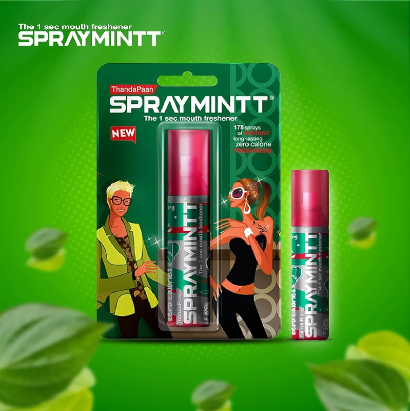 Spraymintt Mouth Freshener Thandapaan flavour & Aamburst flavour 15 g