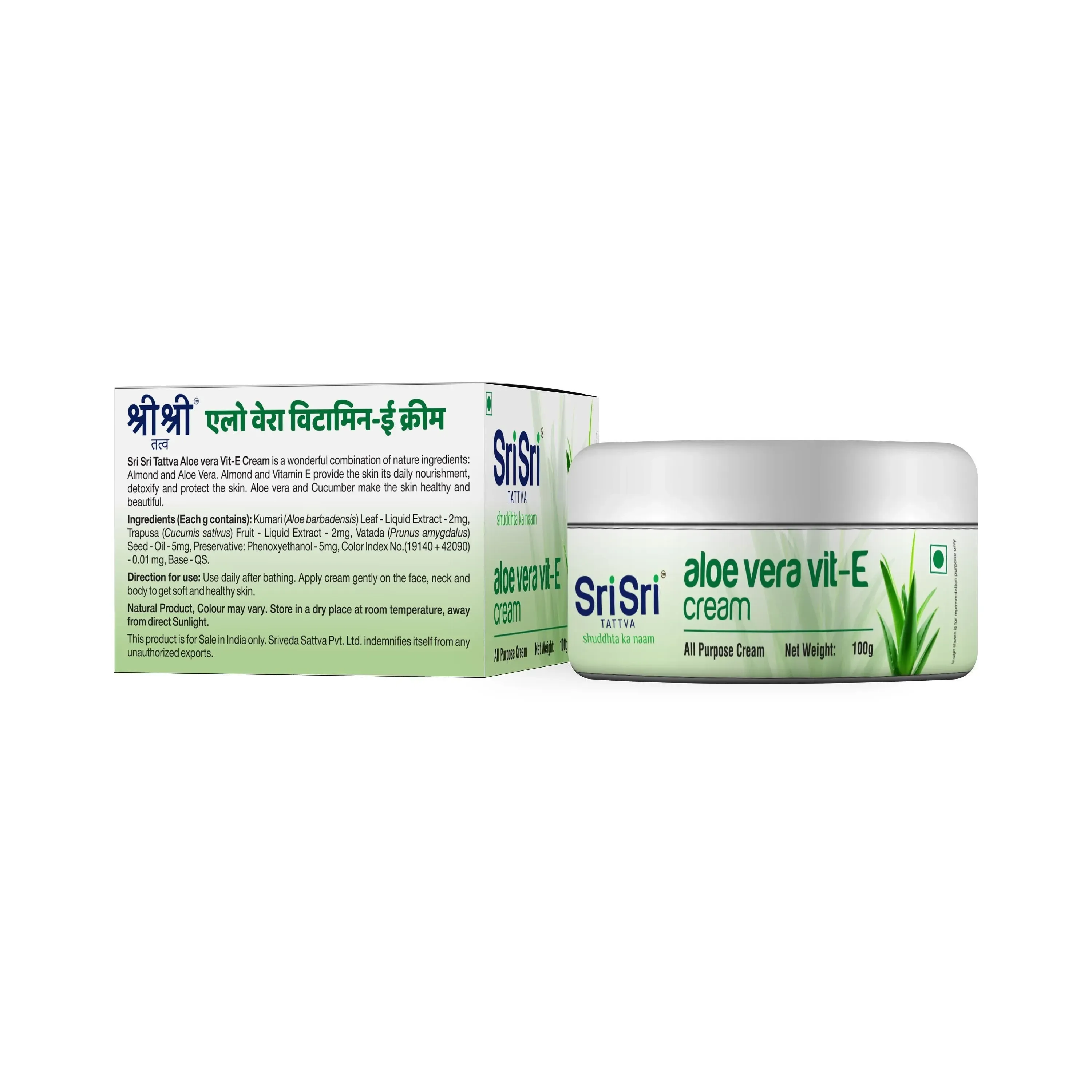 Sri Sri Tattva Aloe Vera Vit-E Cream