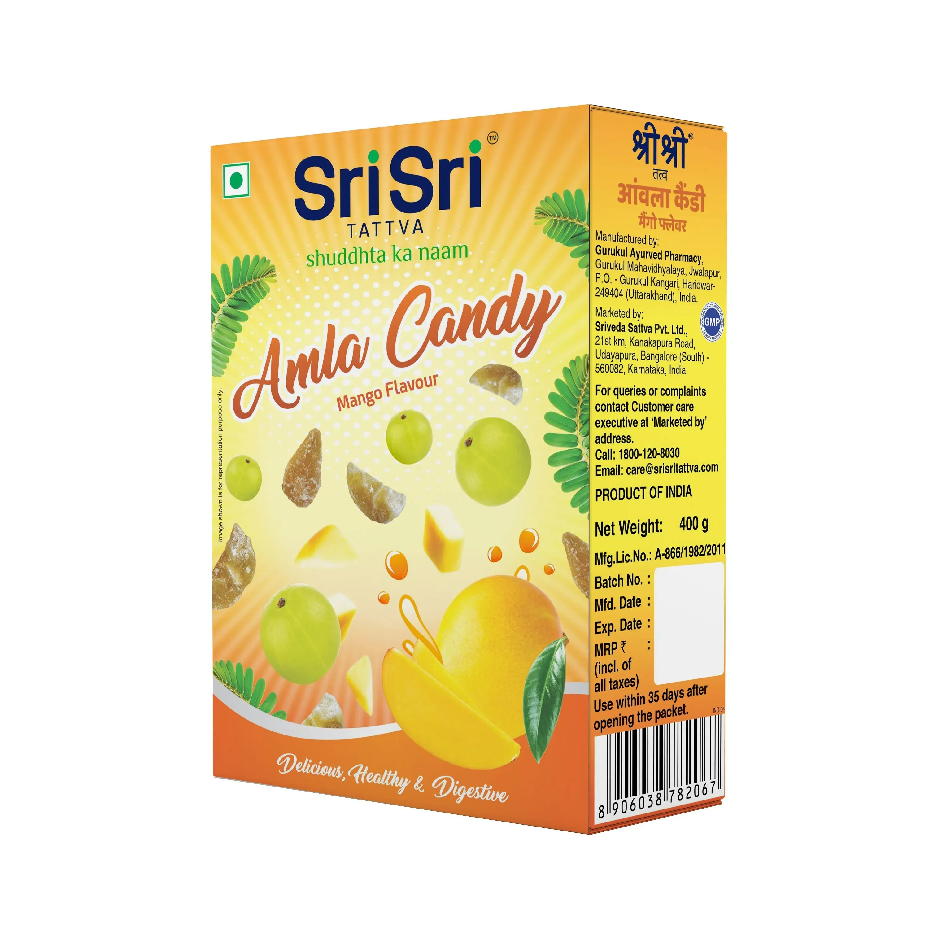 Sri Sri Tattva Amla Candy Mango Flavoured | The Desi Food