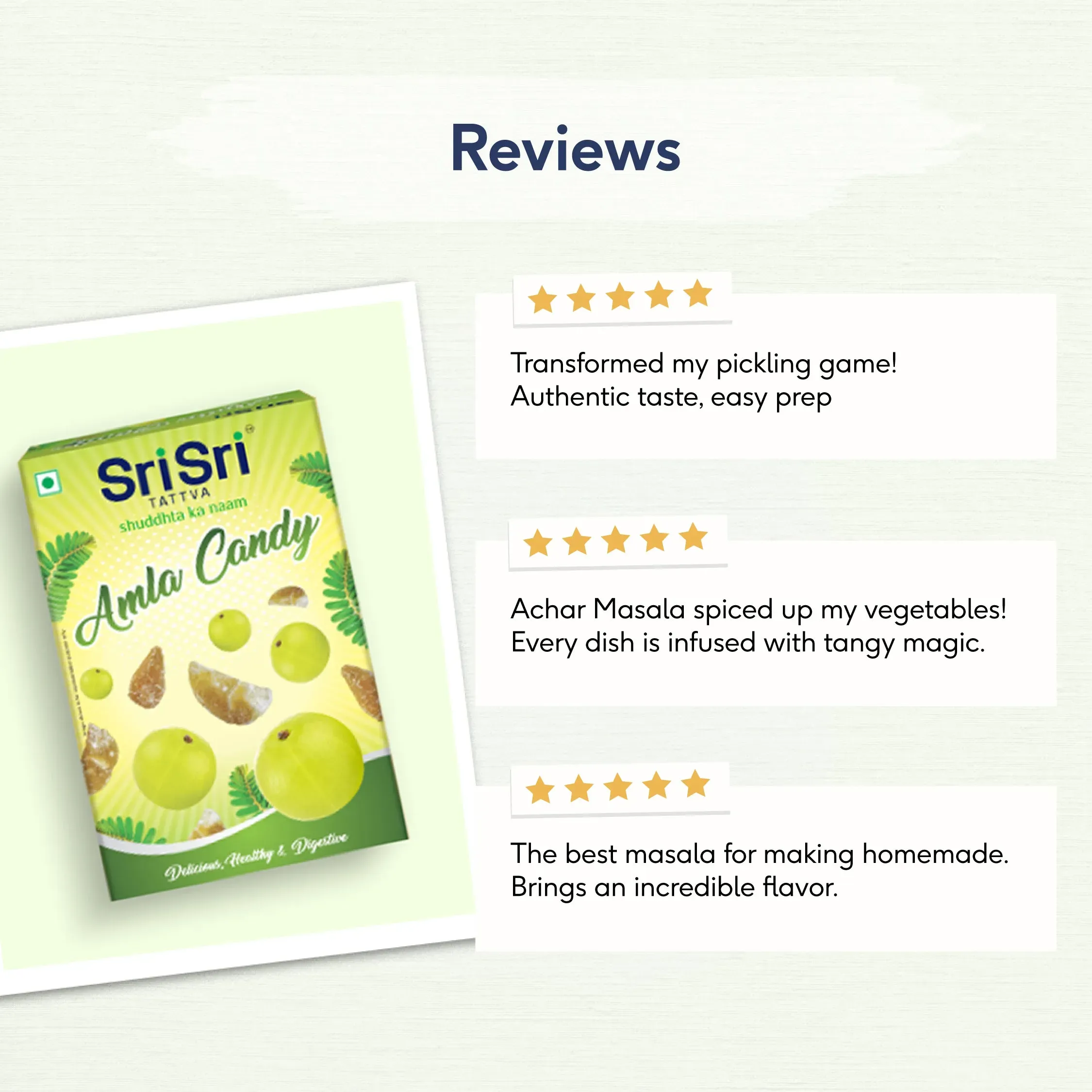Sri Sri Tattva Amla Candy Plain Flavoured