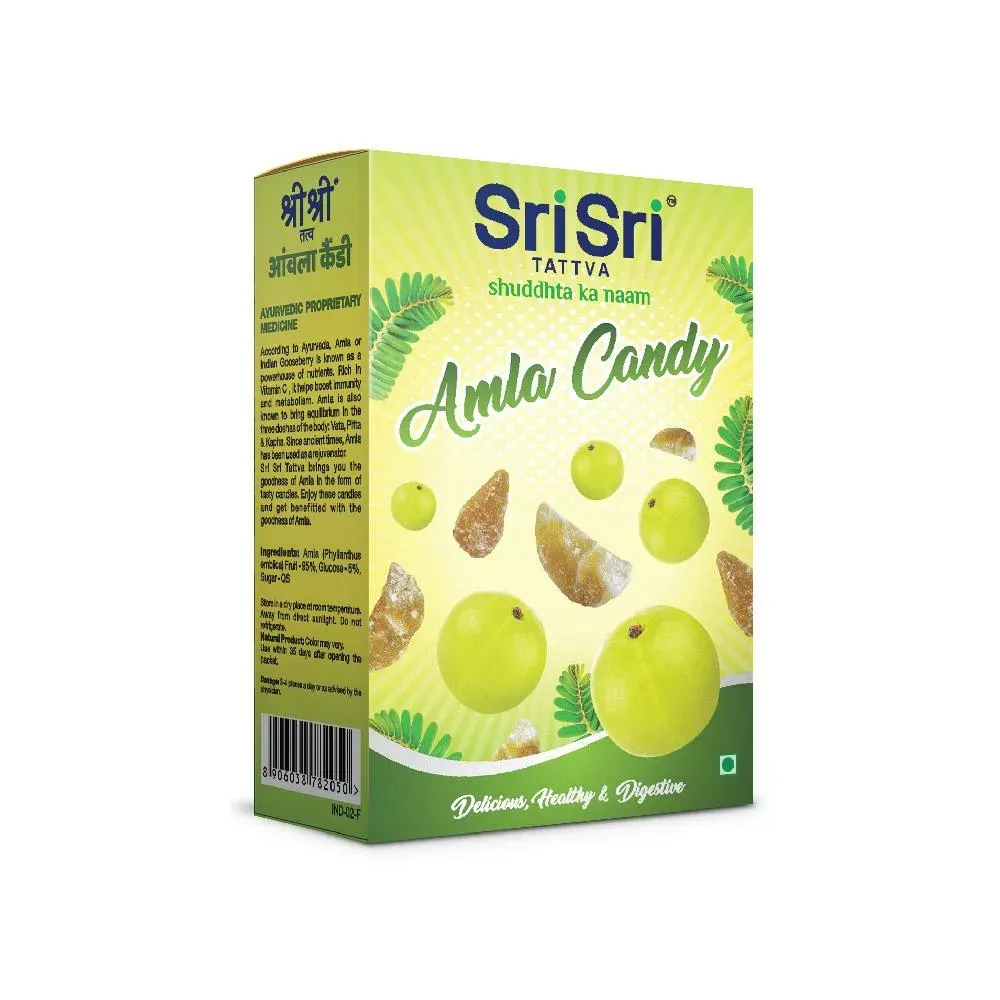 Sri Sri Tattva Amla Candy Plain Flavoured | The Desi Food
