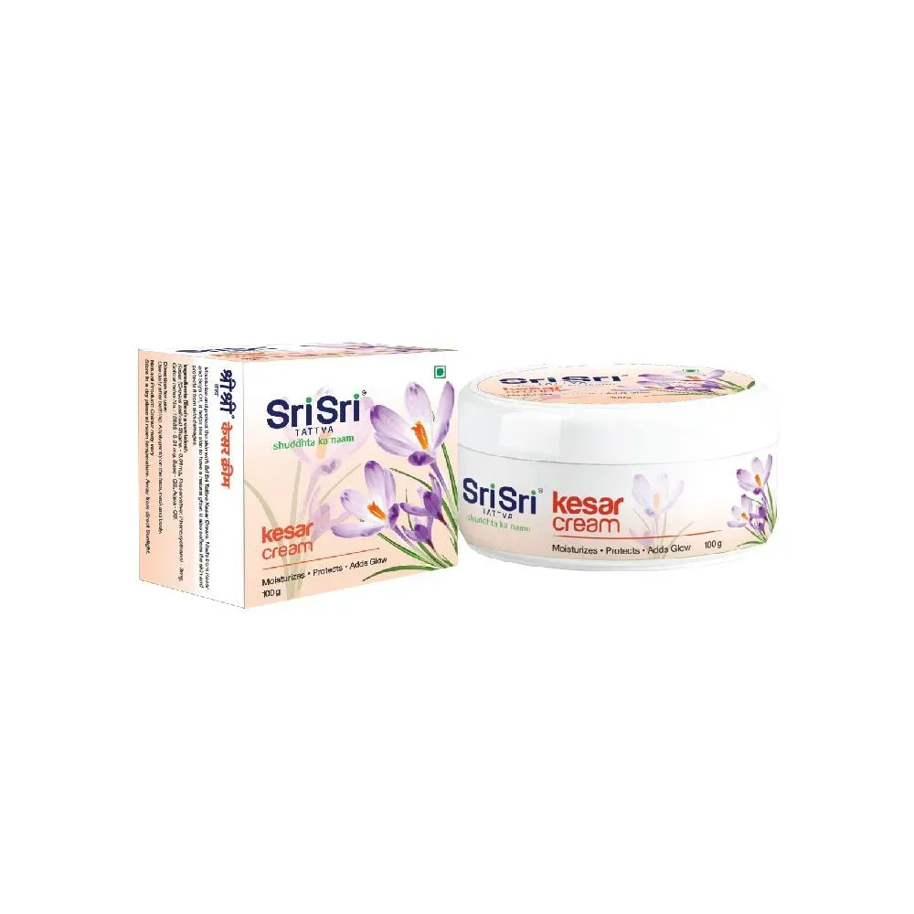 Sri Sri Tattva Kesar Cream (Moisturiser, Protects & Adds Glow)