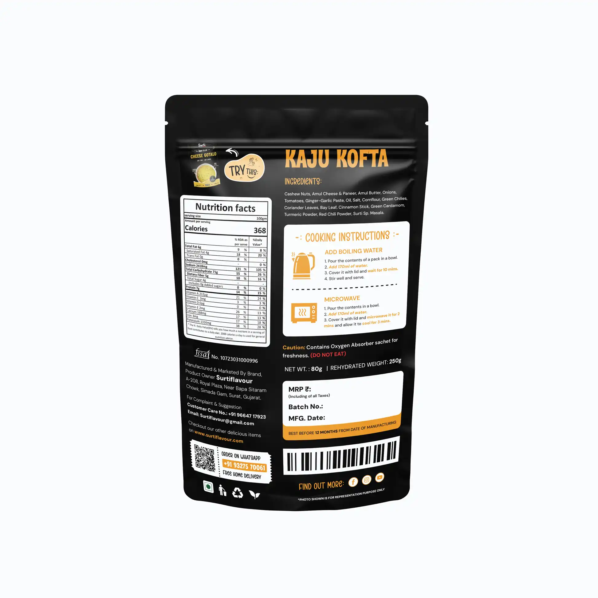 Surti Flavour Kaju Kofta