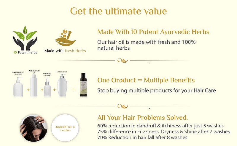 TRIVEDA Nourishing Hair oil