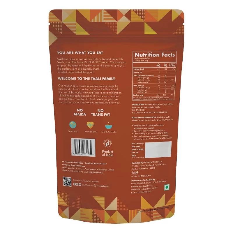 Taali Roasted Caramel Crunch Makhana