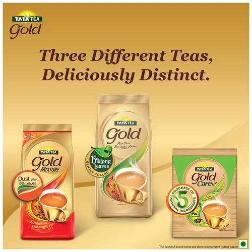 Tata Tea Gold Assam Teas With Gently Rolled Aromatic Long Leaves