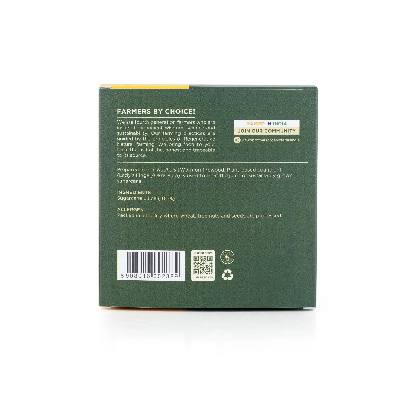 Two Brothers Sugarcane Jaggery Block