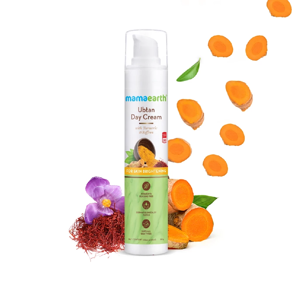 Ubtan Day Cream with Turmeric & Saffron for Skin Brightening