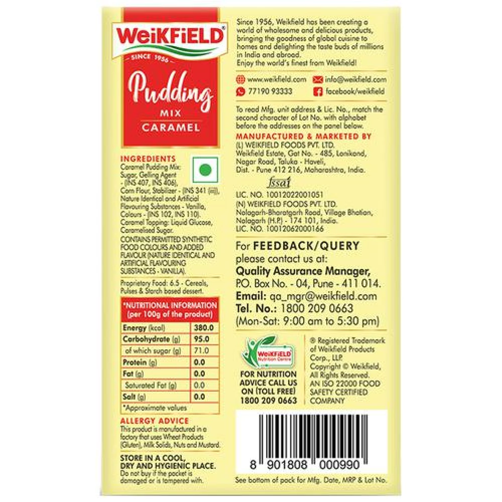 Weikfield Caramel Pudding