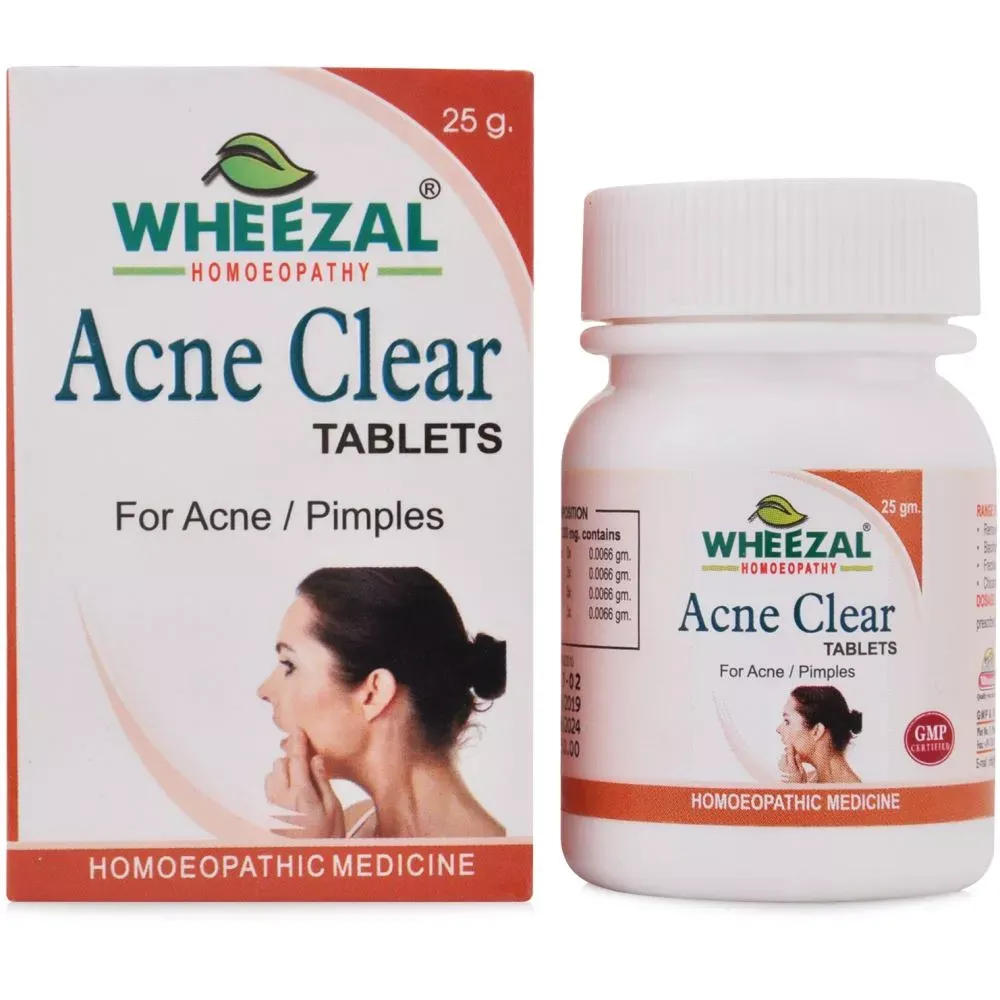 Wheezal Acne Clear Tablets | The Desi Food