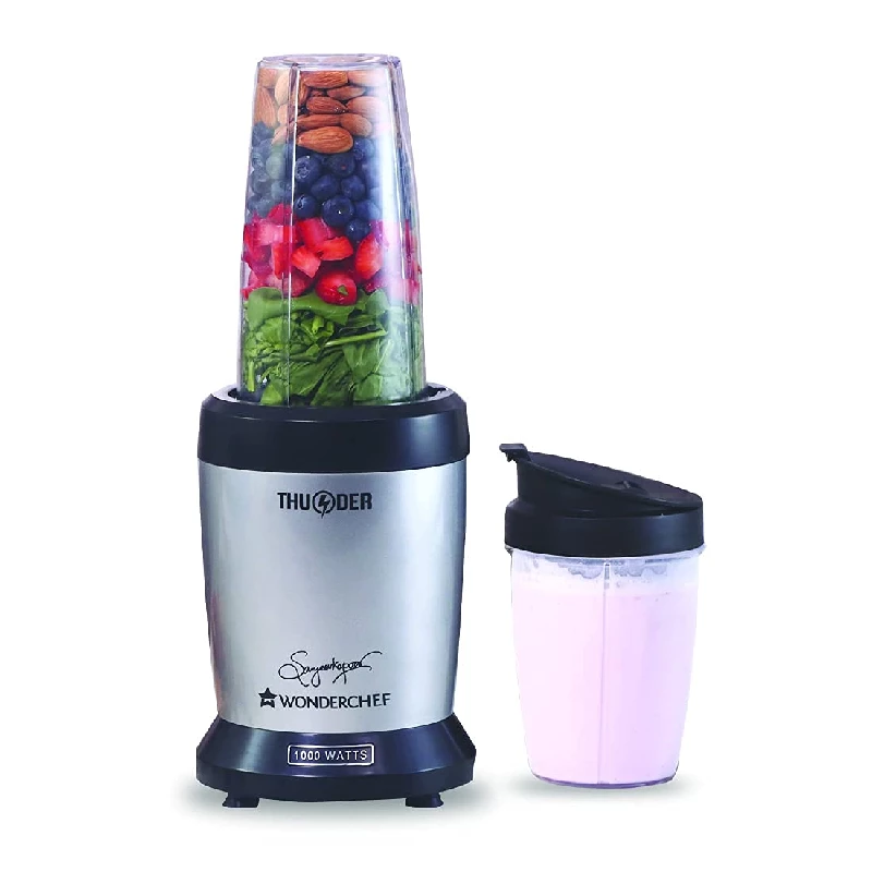Wonderchef 1000 Watts Nutri-Blend Thunder Blender-Grey