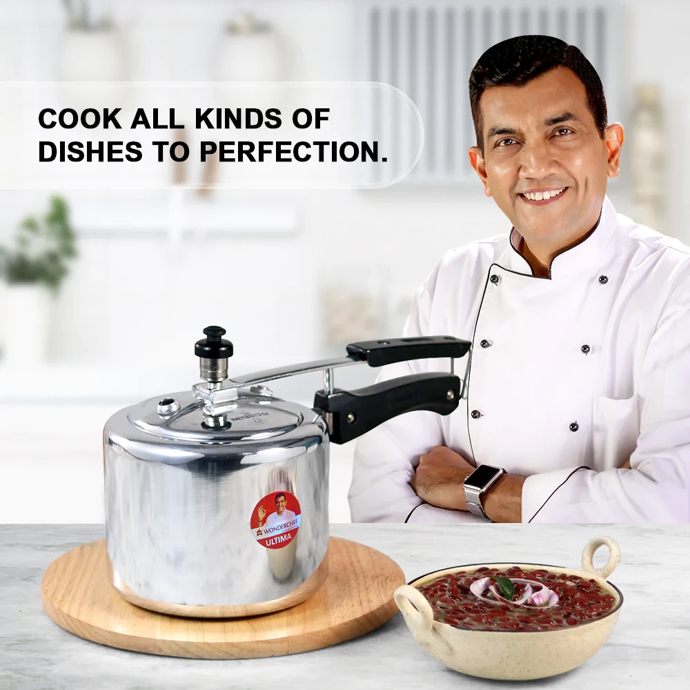 Wonderchef Ultima Pressure Cooker With Inner Lid - Induction Friendly