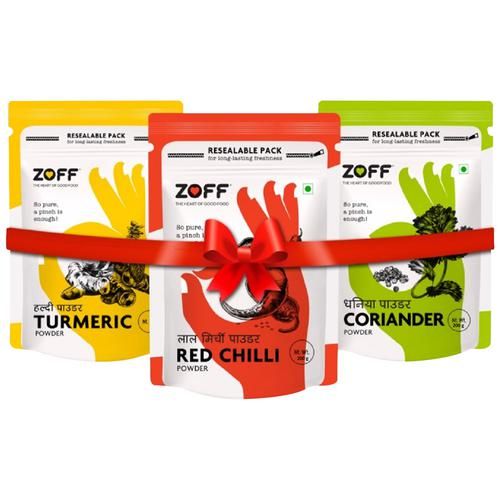 Buy Zoff CTC Combo - Red Chilli, Coriander & Turmeric