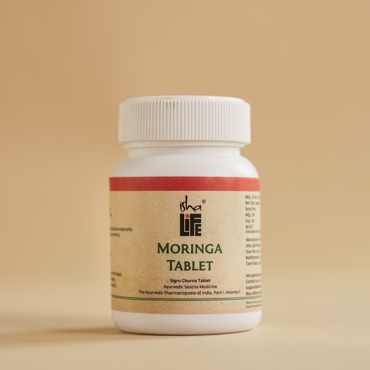 Isha Life Moringa Tablet Drumstick Leaves 100 pcs